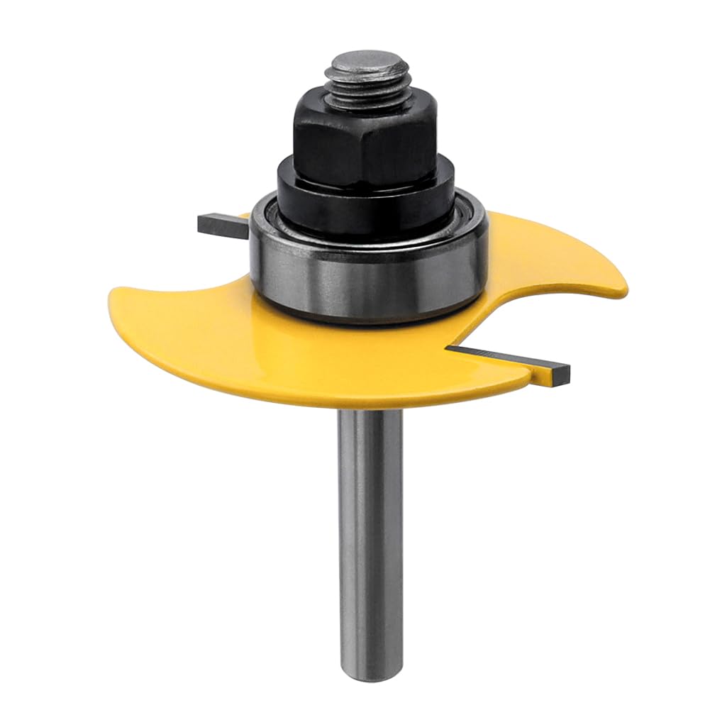 Gasea 1/4 Inch Biscuit Router Bit Joint Slot Woodworking Cutter Tool ...