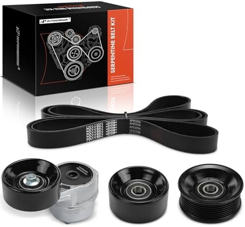 Amazon.com: A-Premium Serpentine Drive Belt Kit W/Tensioner & Idlers ...