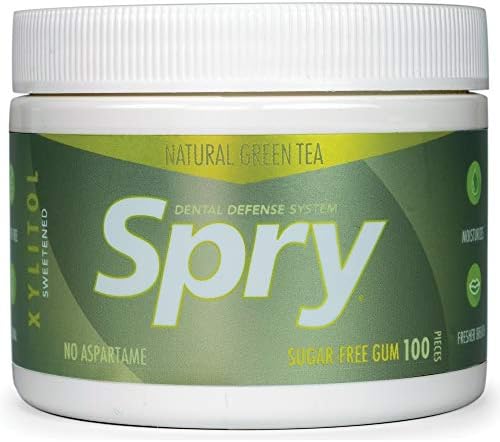 Amazon.com : Spry Fresh Natural Xylitol Chewing Gum Dental Defense ...