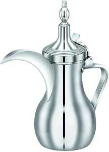 Bohara Indian Stainless Steel Dallah, 48 oz Capacity : Buy Online at ...