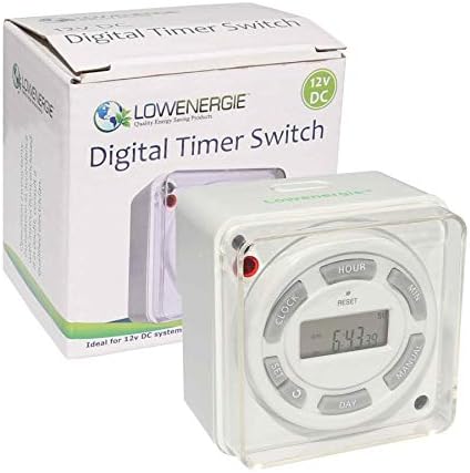 Lowenergie Digital Water Immersion Heater Timer, 7 Day programmable ...