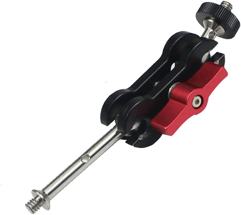 Amazon.com: Soaying Articulating Arm Mount Double Ballhead 1/4 Inch ...