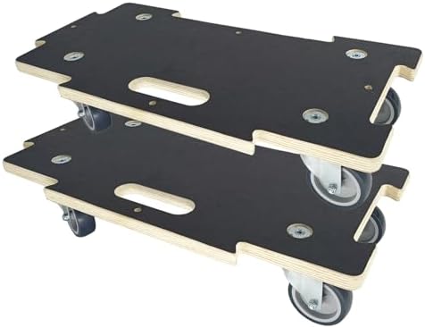 Amazon.com: Hard Wood Mover Spliceable Dolly 550Lbs Capacity (2 Packs ...