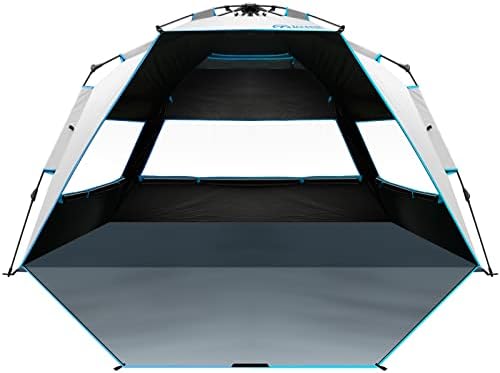 Amazon.com: OutdoorMaster Pop Up Beach Tent with Fringe for 4 Person ...