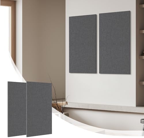 Amazon.com: BUBOS 4 PCS Acoustic Panels,24''x12'' Fabric Soundproof ...
