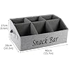 Amazon.com: Xbopetda Snack Organizer for Countertop, Fabric Snack ...