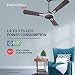 Havells Festiva Prime Decorative BLDC 1200mm Energy Saving with Remote ...