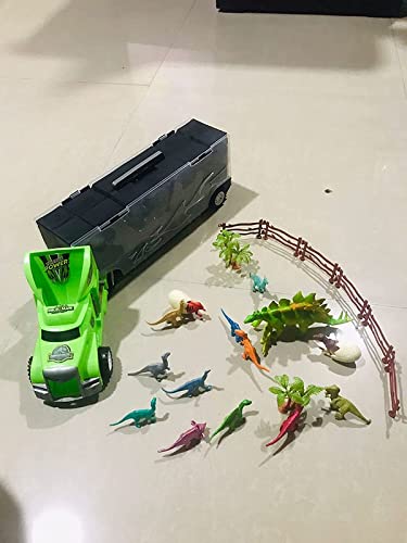 Buy The Ng Art Kid Toy Dinosaurs Truck Ramp Transporter Storage Parking ...
