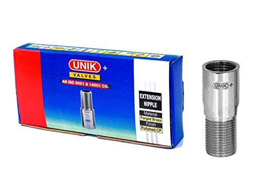 UNIK CP Extension Nipple Brass, Extension Nipple for Pipe Fittings ...