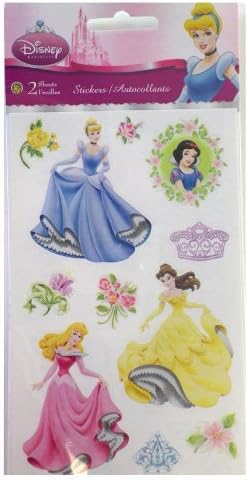 Amazon.com: Disney Princess Sticker Pack (2 Sheets) [Toy] : Toys & Games