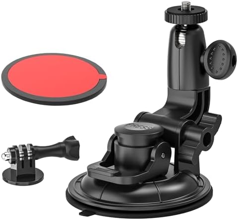 Amazon.com : EXSHOW Car Camera Mount Holder for GoPro, Suction Cup Car ...