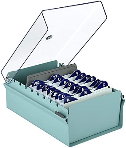 Plastic Index Card Box