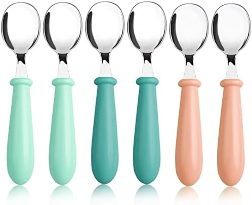 Amazon.com: PLASKIDY Plastic Kids Spoons Set of 18 -Toddler Spoons BPA ...