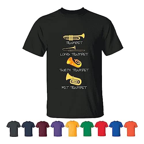 Amazon.com: Types of Trumpet player funny saying marching Jazz band ...
