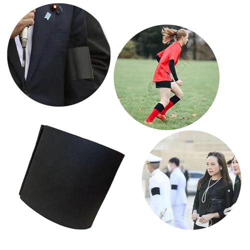 JEHANOIRY 10PCS Elastic Arm Band, Adjustable Mourning Funeral Memorial ...