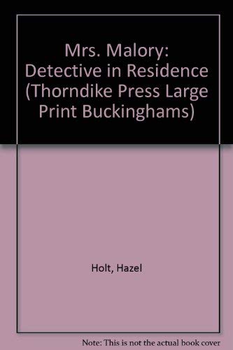 Amazon.com: Mrs. Malory: Detective in Residence: 9780786204243: Holt ...