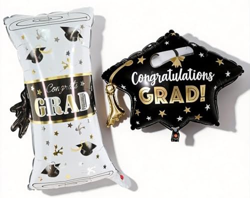 Amazon.com: Graduation Foil Balloons Class of 2026 Congrats Grad ...