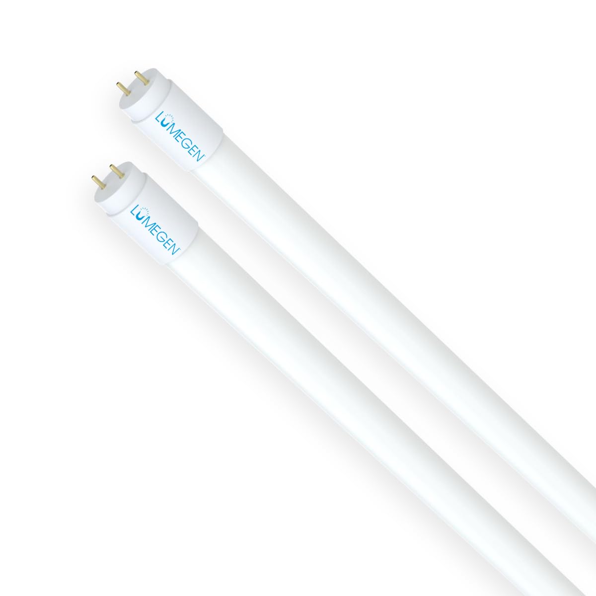 LumeGen T8 LED Glass Tube - 2 Pack | 18in 6W Type B | 750 Lumens 5000K ...