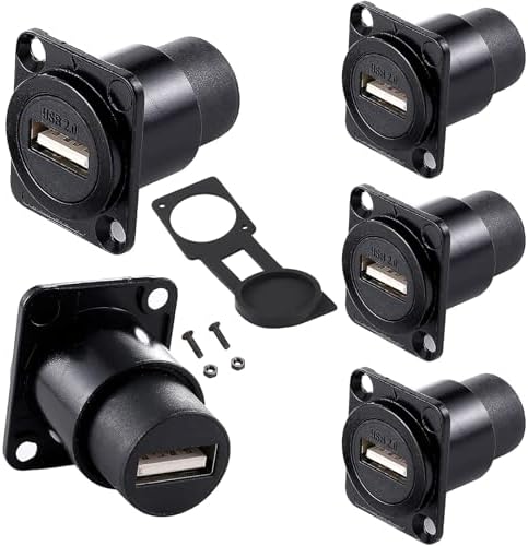 Amazon.com: PENGLIN 5PCS USB 2.0 Type A Connector, USB Female to Female ...