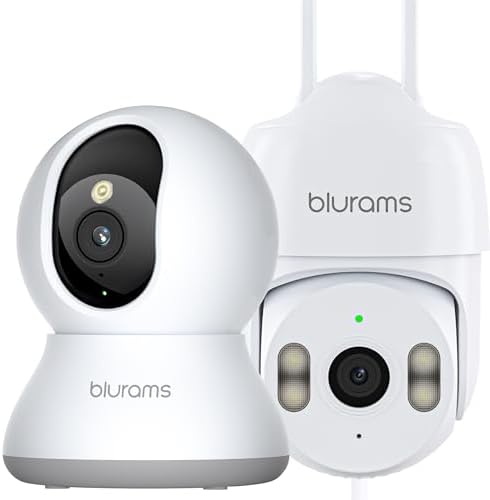 Amazon.com : blurams Indoor & Outdoor Security Camera Bundle Set, Pet ...