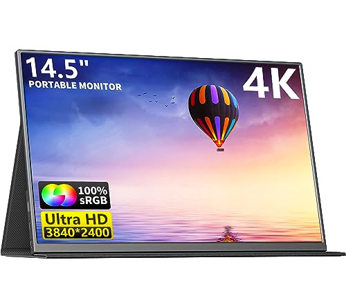 Amazon.com: MAGICRAVEN 4K Portable Monitor, 14.5" IPS Laptop Screen ...