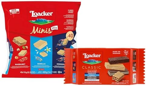 Amazon.com: Loacker Minis & Classic Wafers Variety Pack Bundle - 30% ...