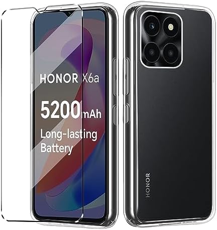 Xiangyun Case for Honor X6b (6.56") with 1-Pack Tempered Glass Screen ...