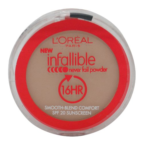 Amazon.com : L'Oreal Paris Infallible Never Fail Powder, Creamy Natural ...