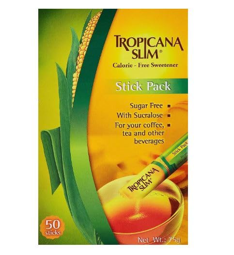 Buy Tropicana Slim Zero Calorie Sweetener Diet Stick - 75 Gm Online at ...