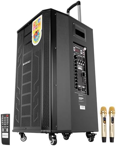 ZEBRONICS Banjo, 80 Watts RMS, Trolley Speaker with Bluetooth 4.2, LED ...