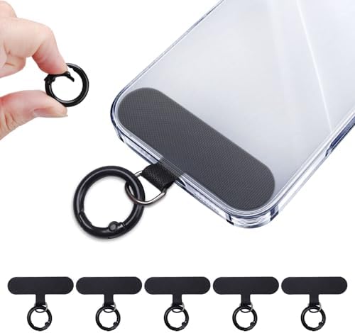 Amazon.com: saxsion Metal Phone Tether Tab for iPhone, Cell Phone ...
