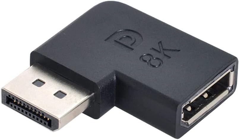 NFHK 4pcs/set Left Angled Mini DisplayPort 1.4 8K 60hz to DP Adapter ...