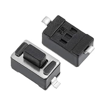 uxcell 3x6x5mm Momentary Panel PCB Surface Mounted Devices SMT Mount 2 ...