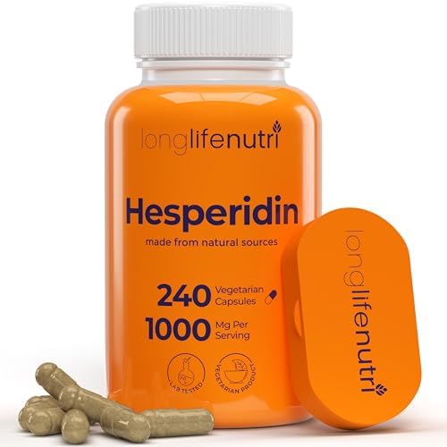 Amazon.com: Hesperidin 1000mg, 240 Capsules (4 Month Supply), Supports ...