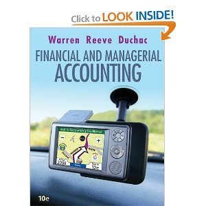 Financial & Managerial Accounting 10th (Tenth) Edition byReeve: Reeve ...