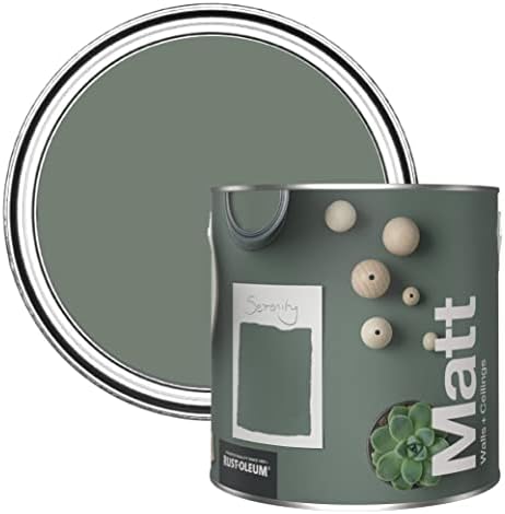 Rust-Oleum Colours Matt Emulsion Wall and Ceiling Paint - Rivers Edge 2 ...