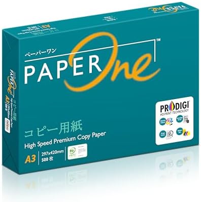 April High White Copy Paper, PaperOne Copy Paper, A3, 500 Sheets, 0.09 ...