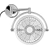 Amazon.com: VIVI- 8 in. Wall Mount Swivel Fan with Folding Arm (White ...