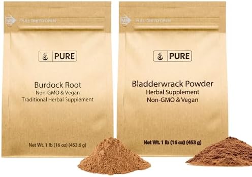 Amazon.com: PURE ORIGINAL INGREDIENTS Burdock Root and Bladderwrack ...