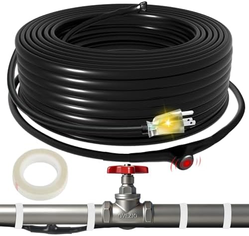 TOPDURE 3ft 7w/ft Constant Wattage Pipe Heat Cable - CSA/ETL Certified ...