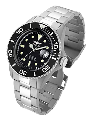 Invicta Men's 0420 Pro Diver Automatic Black Dial Titanium Watch