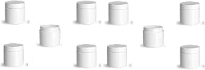 Amazon.com: QTY 30-2 Oz White Double Wall Plastic Container (2 oz)