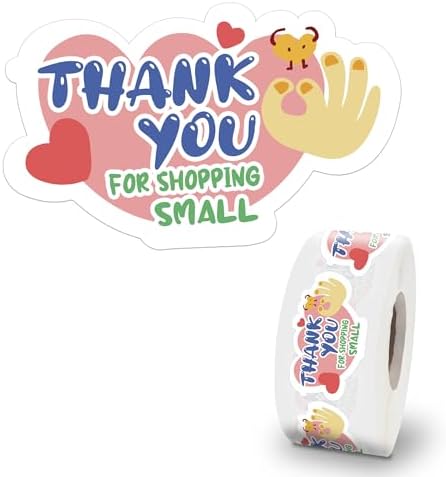 Amazon.com : Calydes Cute Small Business Thank You Stickers, Funny ...