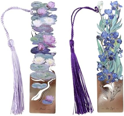Amazon.com: Sgbvzbd 2 PCS Metal Bookmarks with Tassel, Bookmarks for ...