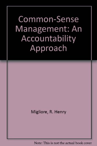 『Common-Sense Management: An Accountability Approach』｜感想・レビュー - 読書メーター