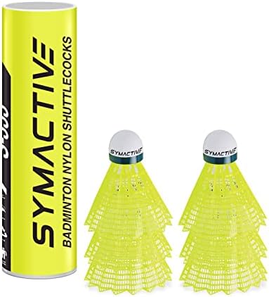 Amazon Brand - Symactive High Performance Nylon Shuttle Cock, S333 ...