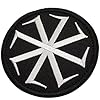 Amazon.com: 2PC Black and White Slavic Symbol Kolovrat Russia ...