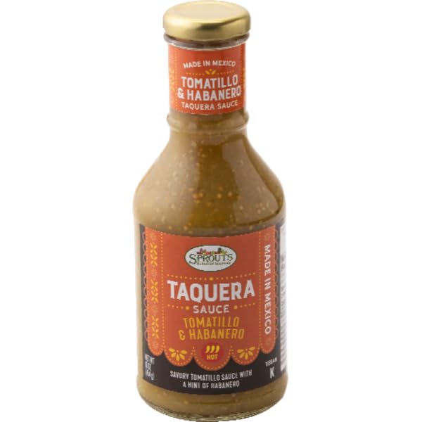 Amazon.com : Sprouts Tomatillo & Habanero Taqueria Sauce - 16 oz (454g ...