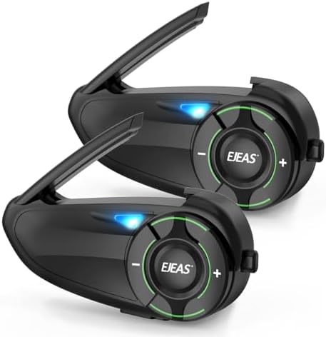 OBEST Bluetooth Motorcycle Intercom Headset for Motorcycle, Mesh 3.0 ...