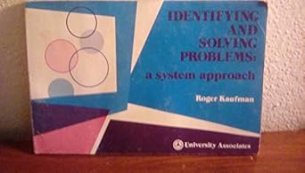 Identifying and solving problems : a system approach | Amazon.com.br